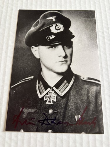 ARTHUR BECKER-NEETZ Signed Photo WW2 Germany Knight's Cross of the Iron ...