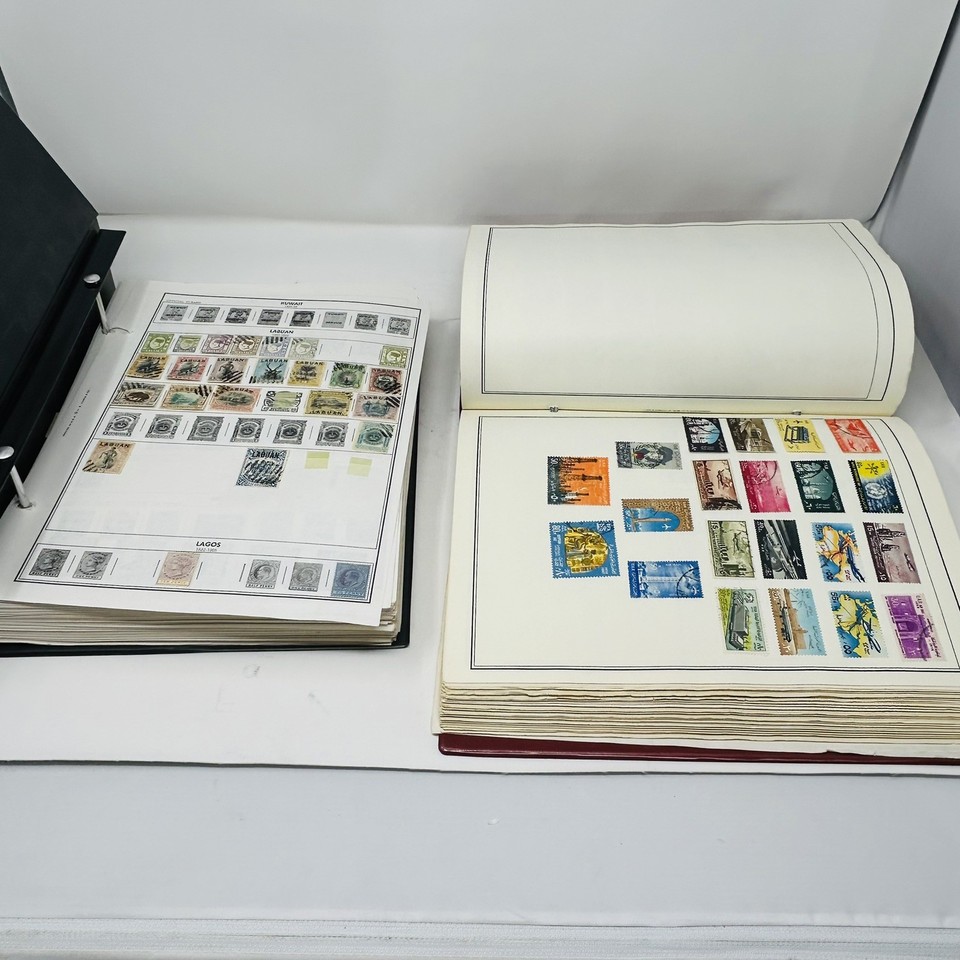 Over 2,000+ Stamps Standard World Harris Stamp Album Collection 8E46 | eBay