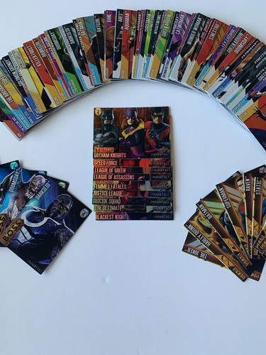Arcade DC Injustice Cards SERIES 4 ALL FOIL SET ALL 130 cards NMint or ...