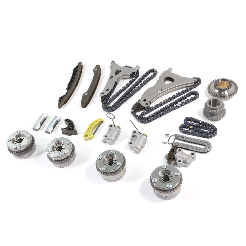 M276 Timing Chain Kit W/Camshaft Adjusters For Mercedes W212 A207 W221 ...
