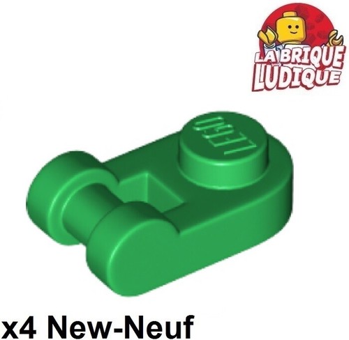 Lego 4X Plate Modified 1X1 Handle On End Green 26047 New | eBay