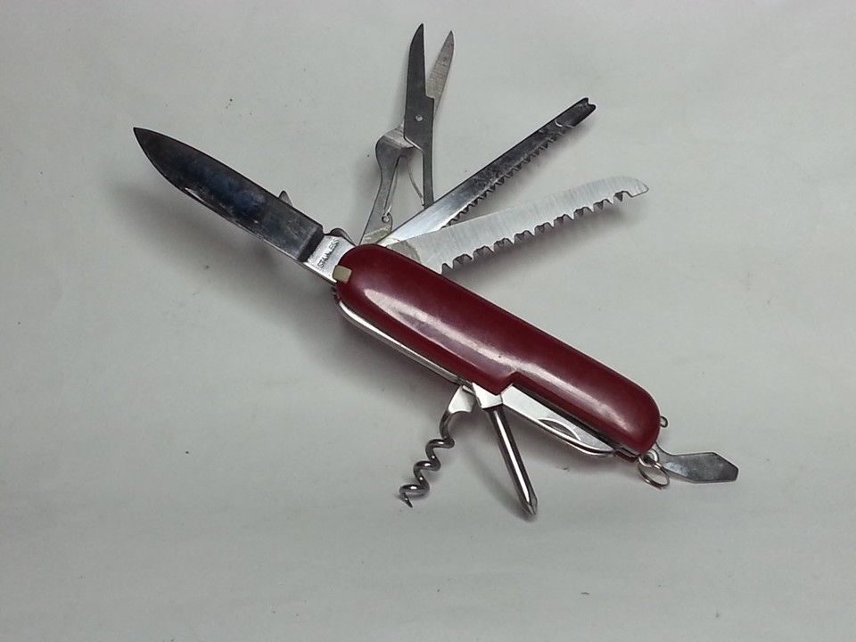 Stainless Steel Multi-Functional Folding Knife Multi Tool Army Pocket ...