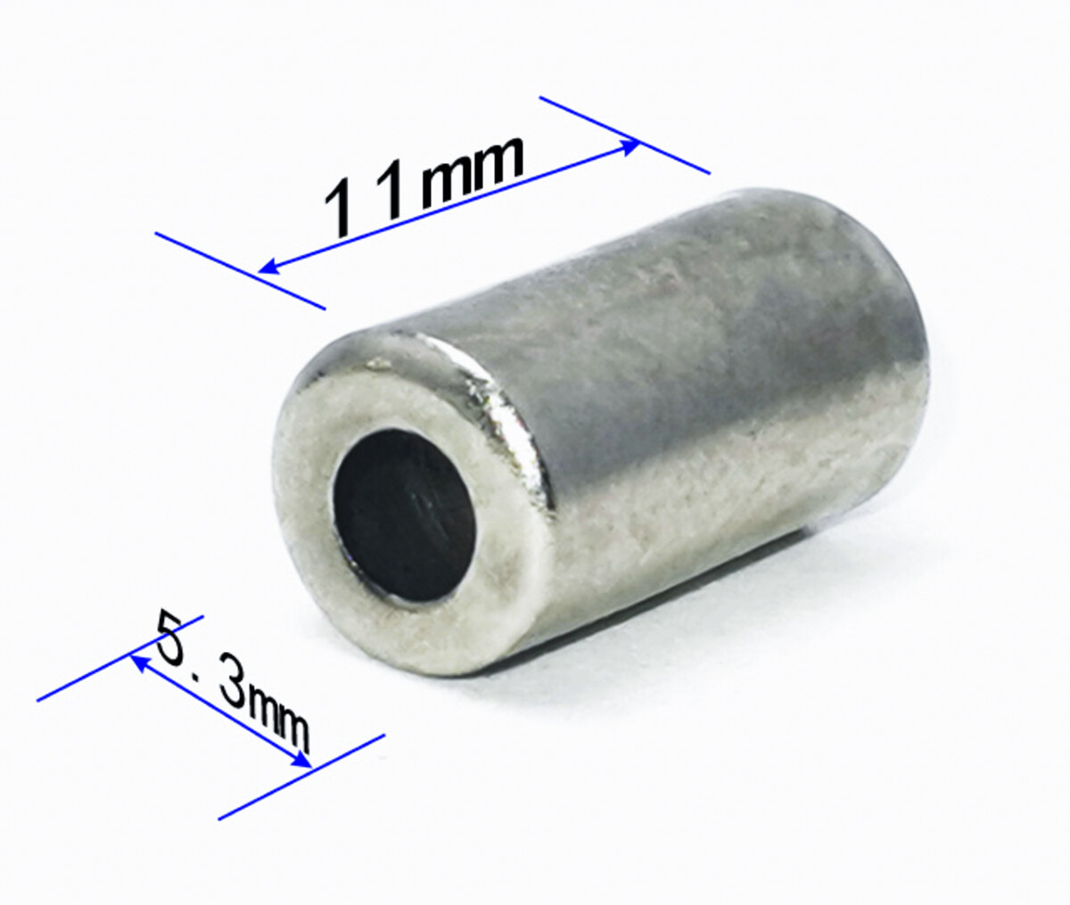 Clarks Bicycle Brake Cable Ferrules 5mm (Brake) - Silver Aluminum | eBay