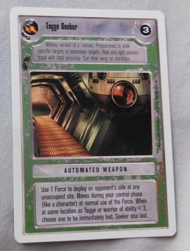 Tagge Seeker Star Wars CCG - Premiere WB TCG Deciphe | eBay