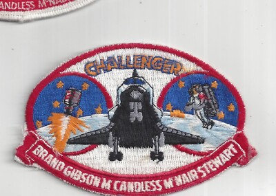 PATCH NASA SPACE CHALLENGER STS-41B 1984 FULLY EMBROIDERED CUT EDGE JP | eBay