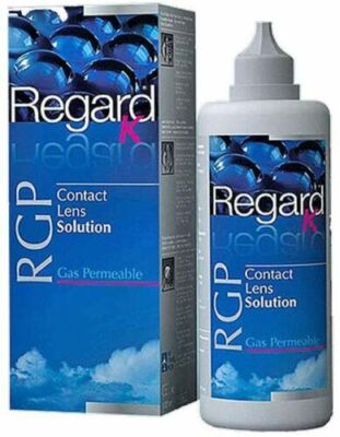 Regard K RGP Gas Permeable Contact Lens Solution 120ml preservative ...