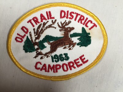 1963 Old Trail District Camporee BSA Activity Patch | eBay