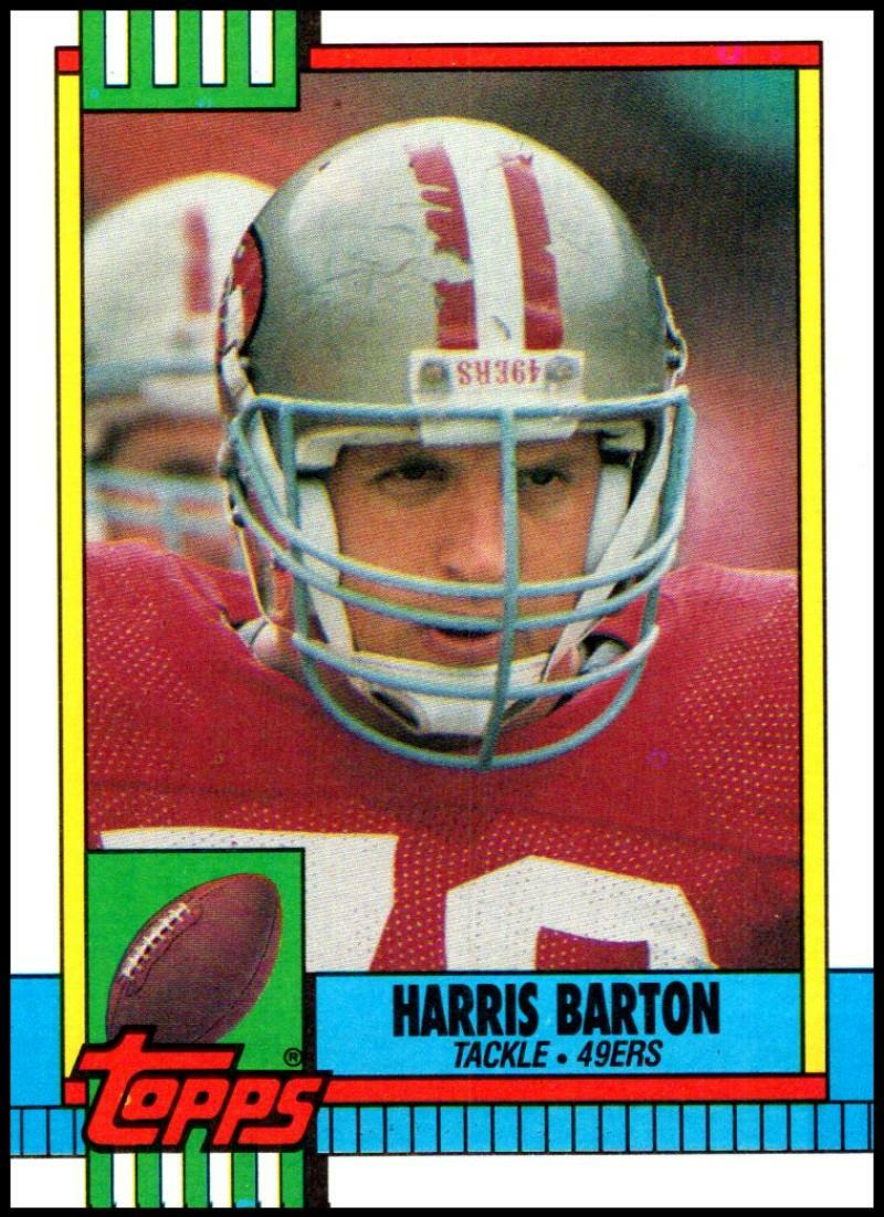 1990 Topps #16 Harris Barton 49ers | eBay