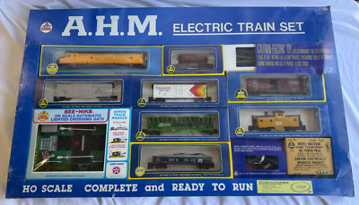 Vintage AHM HO Scale Electrical Train Set #67753 Union Pacific New in ...
