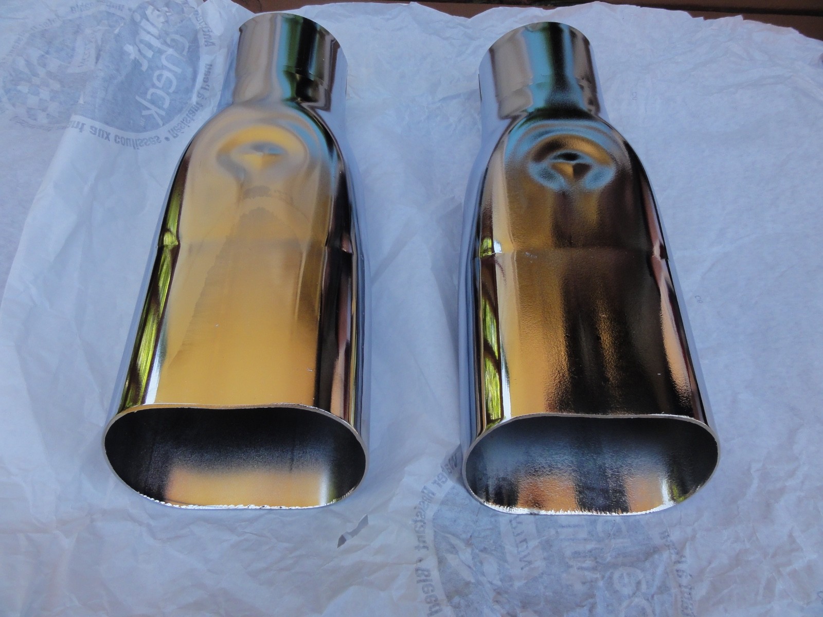 1969 to 1972 Chevelle NOS Exhaust Tips 3956756 No Part numbers LS6 LS5 ...
