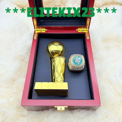 2024 BOSTON CELTICS NBA CHAMPIONSHIP JAYSON TATUM BROWN + TROPHY ...
