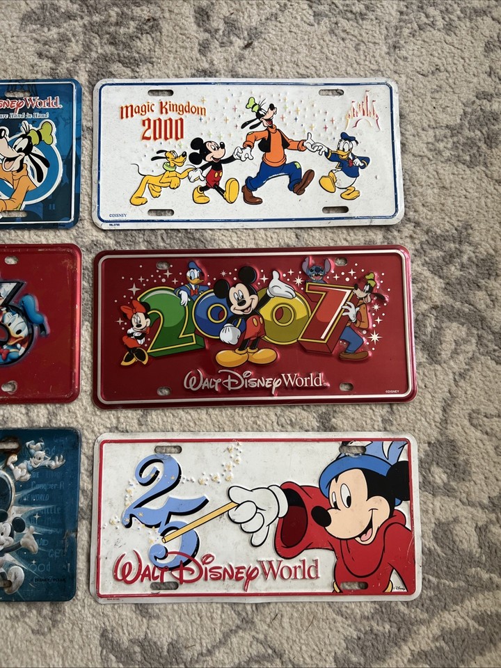 Walt Disney World Vintage License Plates (2000-2010) | eBay