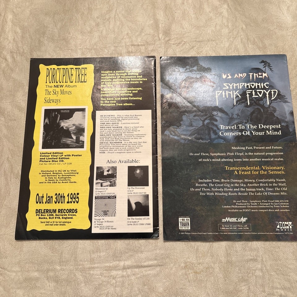 Pink Floyd Brain Damage Magazine Issues 35 And 38 Mar-April 1995 & 1996 ...