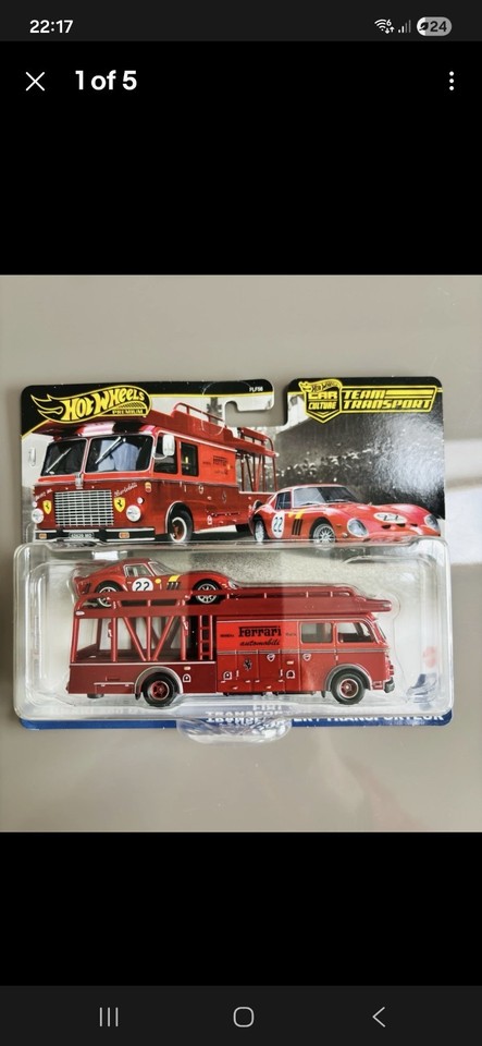 Hot Wheels Team Transport Ferrari 250 GTO & Fiat 642 RN2 Bartoletti ...