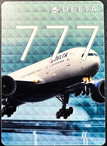 Delta Airlines Boeing 777-200LR Pilot Trading Card No.45 | eBay
