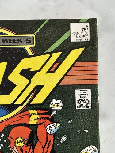 The Flash #9 1st Chunk VF 8.0 - Buy 3 for FREE Shipping! (DC, 1988) AF ...