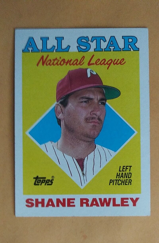 1988 Topps Baseball Card Shane Rawley Philadelphia Phillies #406 | eBay