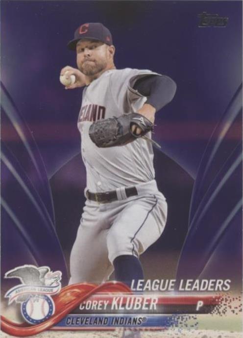 2018 Topps - League Leaders Corey Kluber #31 Purple for sale online | eBay