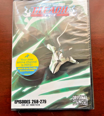 Shonen Jump Bleach Anime DVD Set 19 Original & Uncut Episodes 268-279 ...