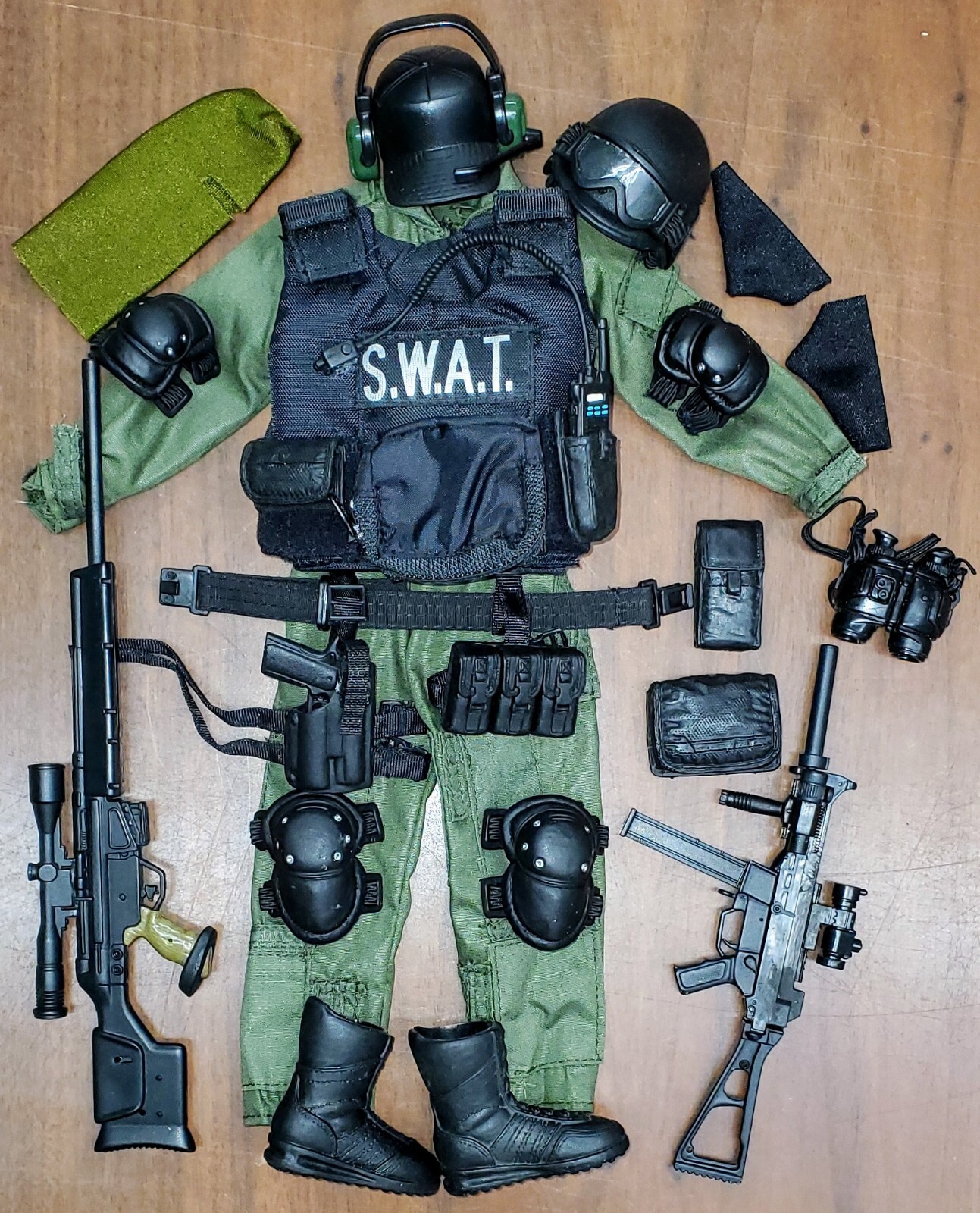 Ultimate soldier 21st century toys bbi dragon 1/6 scale swat team ...