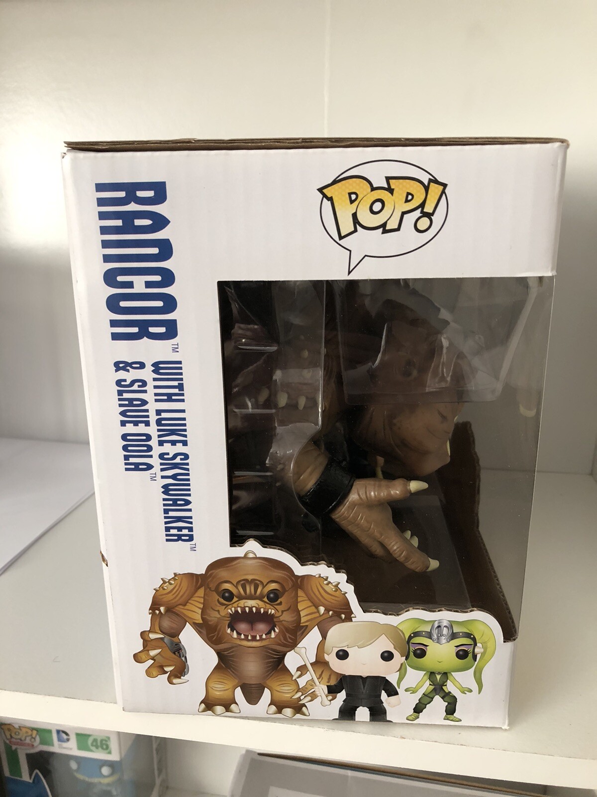 Funko POP Rancor, Luke Skywalker Jedi Black, Slave Oola Star Wars 3 ...