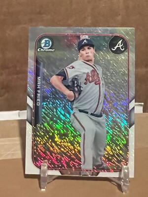 Max Fried 2015 Bowman Chrome Farm's Finest Mini Prospect Insert Card # ...