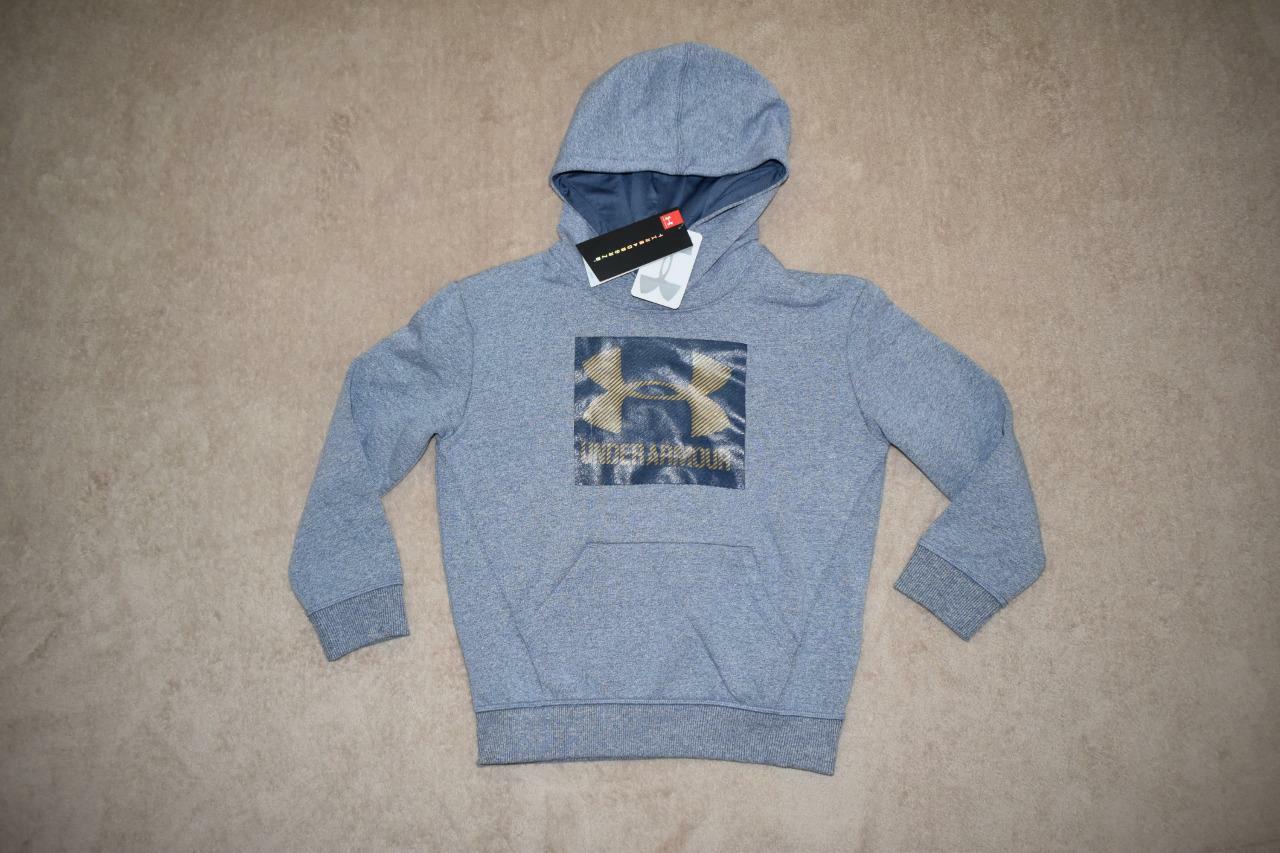 Under Armour Threadborn Fleece Girls’ Hoodie 1298893 962 Blue NWT | eBay