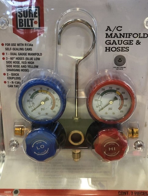 SURE BILT AC Manifold Gauge & Hoses 1020V for sale online | eBay
