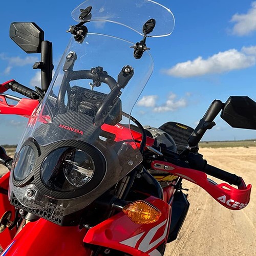 MOFUN Motorcycle Rearview Mirrors For Honda XR650L, CRF250L, CTX700 ...