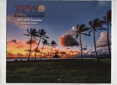 VFW Veterans of Foreign Wars 2015-2016 Calendar | eBay