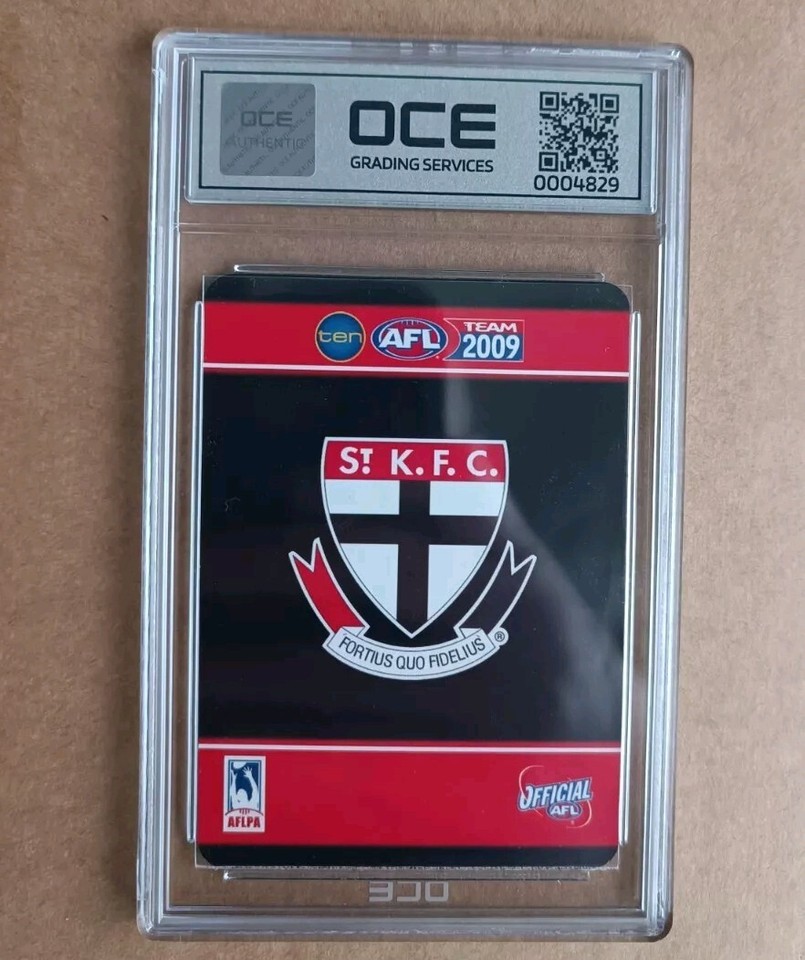 Nick Riewoldt 2009 AFL Teamcoach - Card #141 - OCE 7 NEAR MINT Not PSA ...