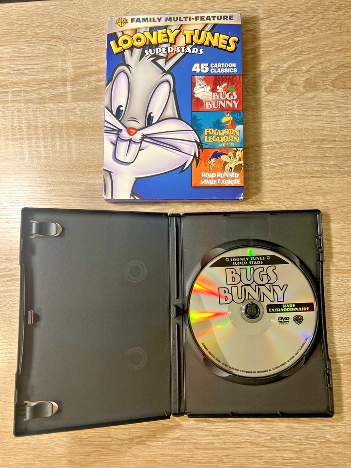 Looney Tunes Super Stars DVD Bugs Bunny Foghorn Leghorn Road Runner ...