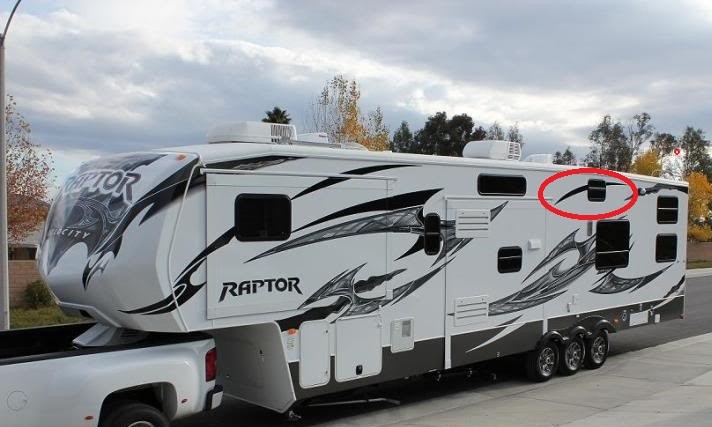KEYSTONE RAPTOR VELOCITY 2012 RV SIDE REAR WINDOW STRIPE DECALS 100X4 ...