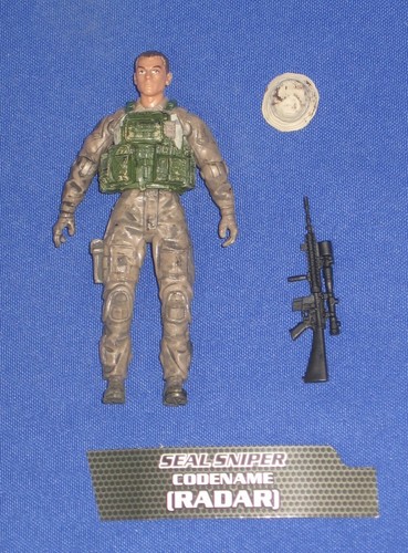 Elite Force Navy SEALS Sniper Radar 4" Action Figure Loose Recon 1:18 ...