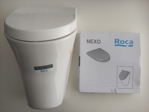 Roca NEXO Pissoir Urinal Soft-Close-Deckel Zulauf von hinten Weiß ...