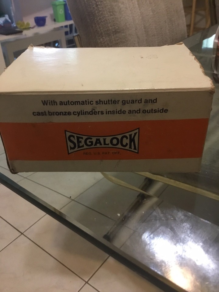 NEW Segal 687 Double Cylinder Vertical Deadbolt Lock Tubular Key Angle ...