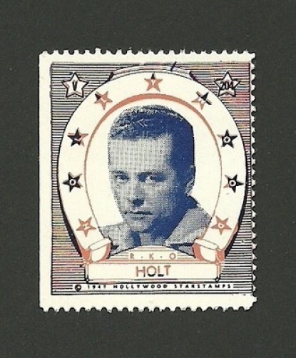 Tim Holt Cowboy 1947 Hollywood Movie Star Sticker Stamp | eBay