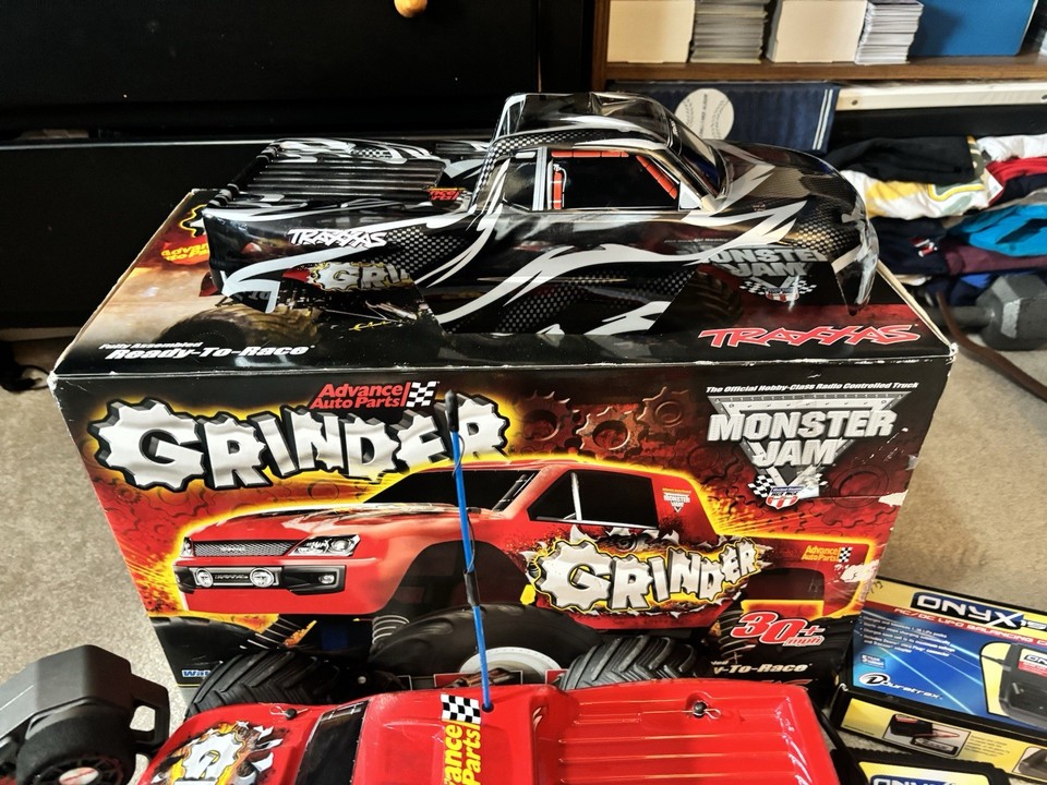 *ULTRA RARE* Traxxas GRINDER 1/10 2wd Stampede Monster Jam Truck ...