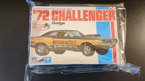 Vintage MPC '72 DODGE CHALLENGER MOTOWN MISSILE 1/25 SCALE MODEL KIT | eBay