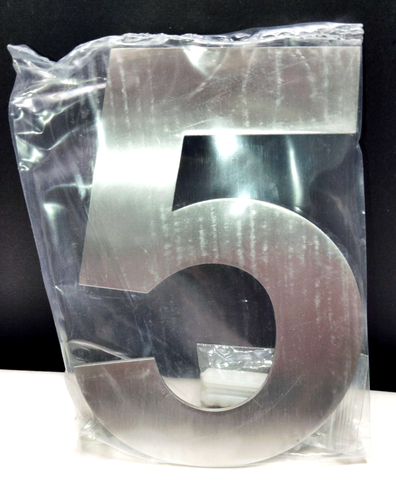 Metal Number 5 4" x 6" Door Number | eBay