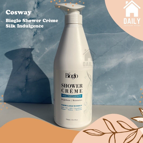 2 Bottles Cosway Bioglo Shower Crème Silk Indulgence 750ml Fast ...