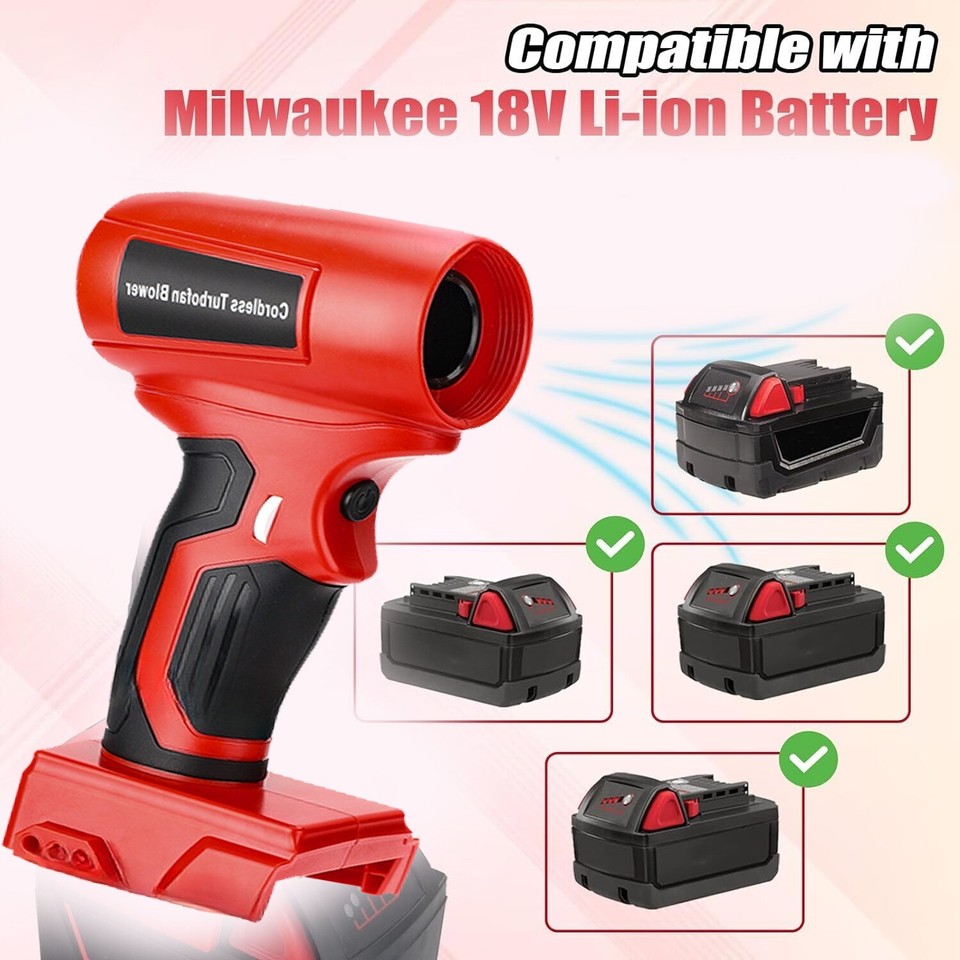 210W Cordless Handheld Jet Blower Portable Violent Turbo Fan for ...