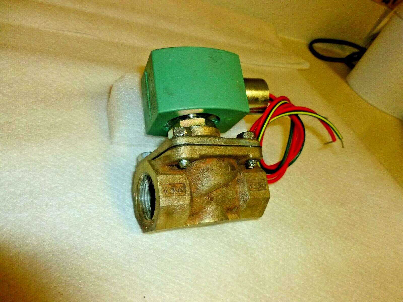 Asco 3/4" 8210G088 8210G88 s.s. solenoid valve 120v blank plate, C304 ...