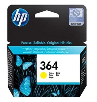 Original HP 364 gelb PHOTOSMART B8550 C5324 C5380 C6380 D5400 D5460 OVP ...