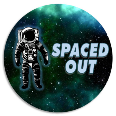 Spaced Out - 3 Pack Circle Stickers 3 Inch - Astronaut Outer Space ...