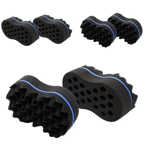 2Pcs Hair Twist Sponge Brush Dread Dreading Wave Twisting Foam Afro ...