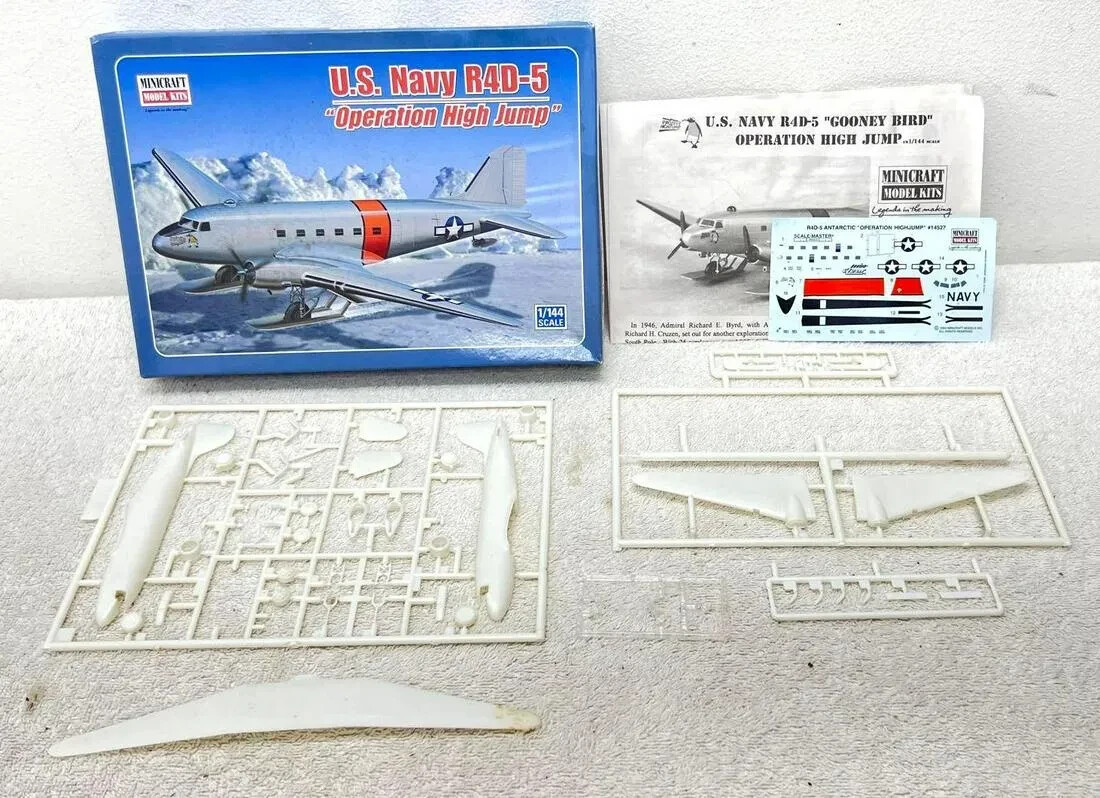 Minicraft 1:144 SCALE US Navy R4D-5 Operation High Jump Kit #14527~NEW ...