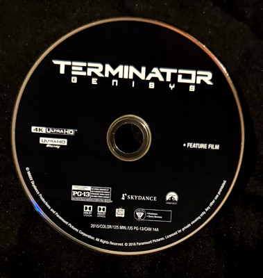 Terminator Genisys /Ultra HD 4K/Disc Only 32429306609 | eBay