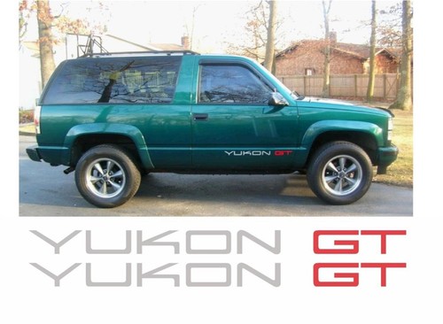 1992-1999 GMT400 CHEVROLET CHEVY GMC YUKON GT DECAL STICKER DECALS 4X4 ...