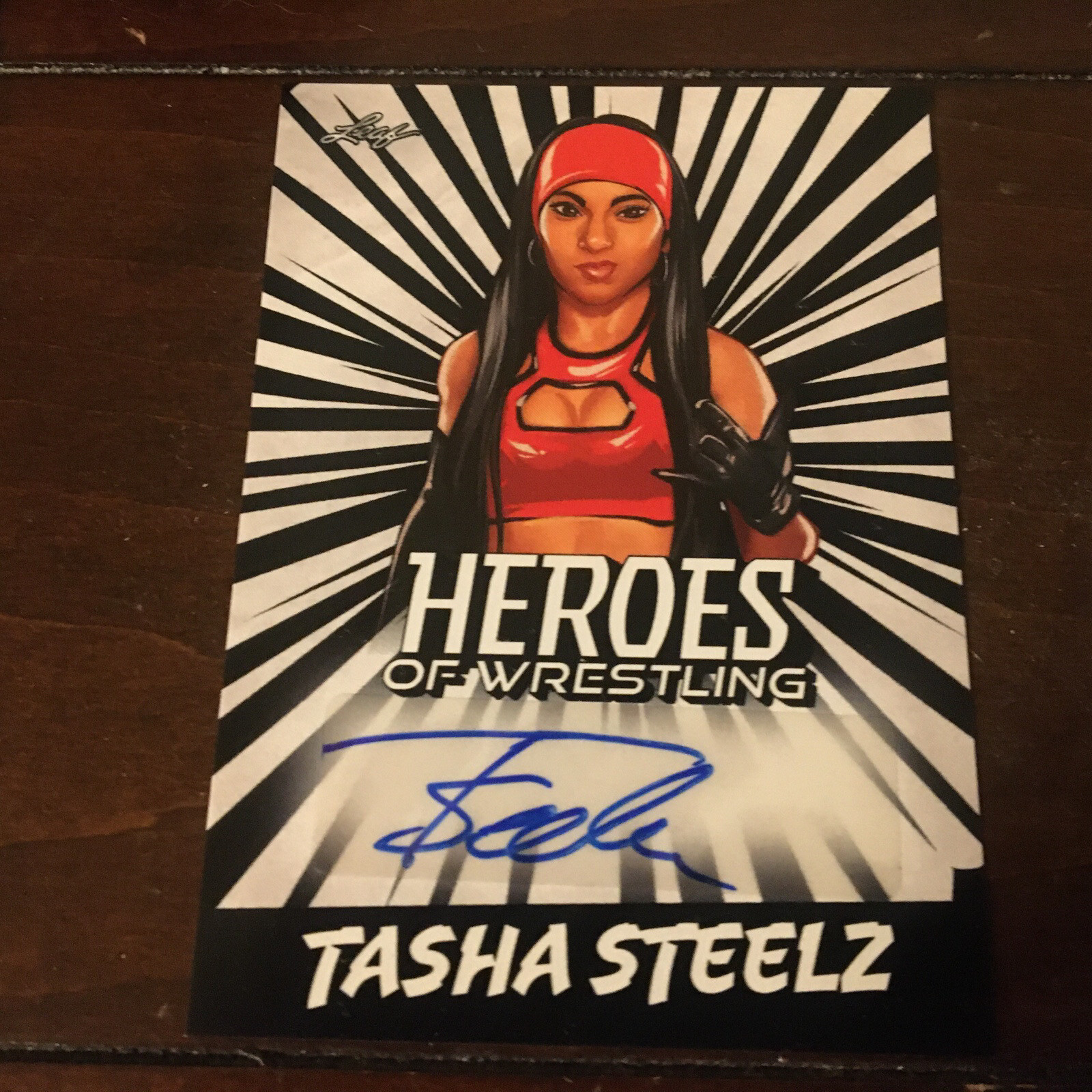 2023 LEAF HEROS OF WRESTLING TASHA STEELZ AUTOGRAPH #BA-TS1 | eBay